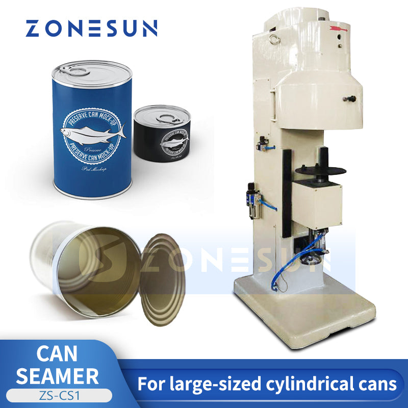 Zonesun ZS-CS1 Can Seamer | Large-sized Cylindrical Cans – Zonesun Auto Pack