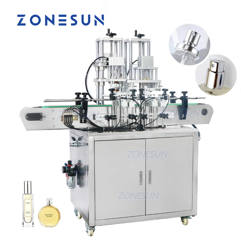 ZONESUN ZS-YG09 Automatic Perfume Bottle Capping Machine – Zonesun Auto Pack