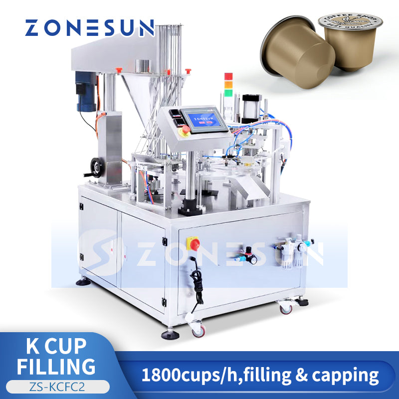Zonesun ZS-KCFC2 Coffee K Cup Filling Machine Monoblock – Zonesun Auto Pack