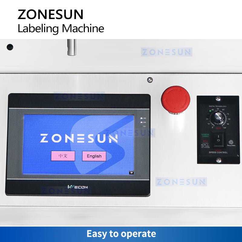 Zonesun ZS-TB800 Automatic Tube Labeler for Lip Gloss – Zonesun Auto Pack