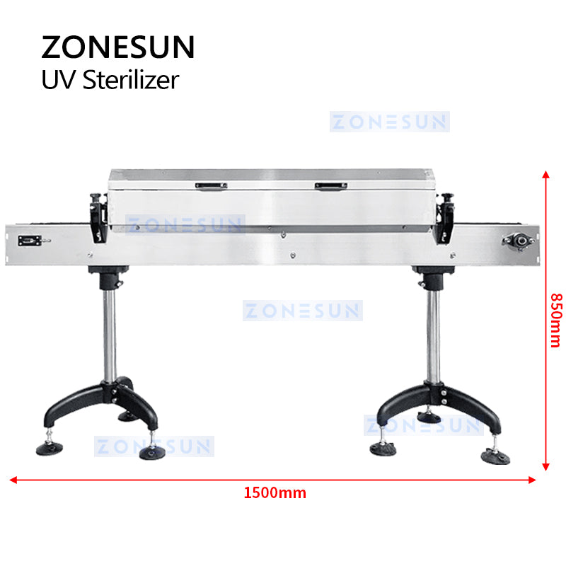Zonesun ZS-UVS1 UV Sterilizer UV Tunnel for Disinfection UVC LED ...