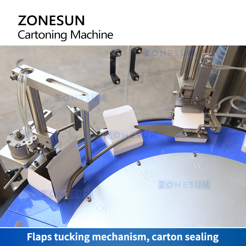 ZONESUN ZS-MSZH50L Automatic Vertical Cartoning Machine