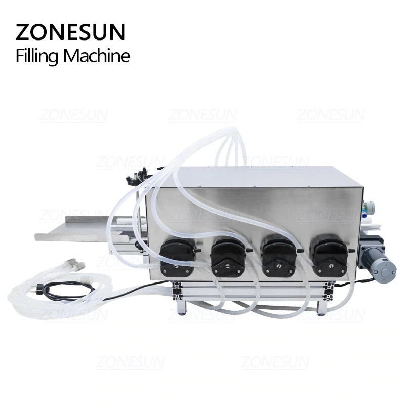ZONESUN Automatic Desktop CNC Peristaltic Pump Liquid Filling Machine ...