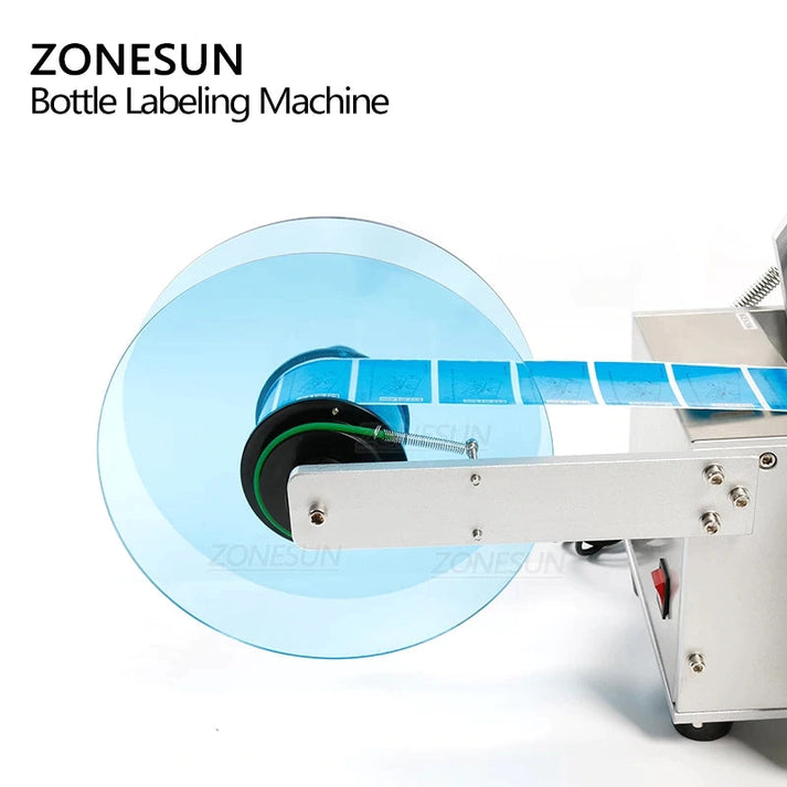 ZONESUN ZS-TB50/T Semi-automatic Round Bottle Labeling Machine – Zonesun Auto Pack