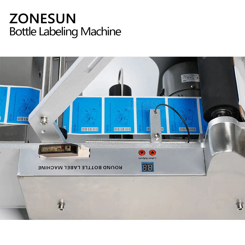 ZONESUN ZS-TB50/T Semi-automatic Round Bottle Labeling Machine – Zonesun Auto Pack