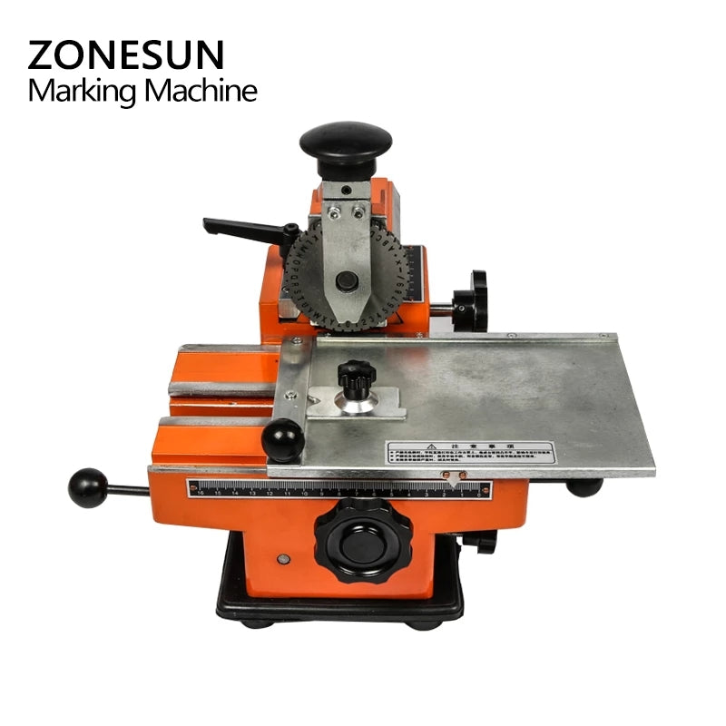 ZONESUN Metal Nameplate Embossing Machine – Zonesun Auto Pack