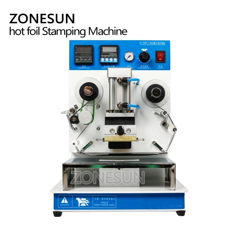 ZONESUN ZY-RM3 Automatic Pneumatic Stamping Machine – Zonesun Auto Pack